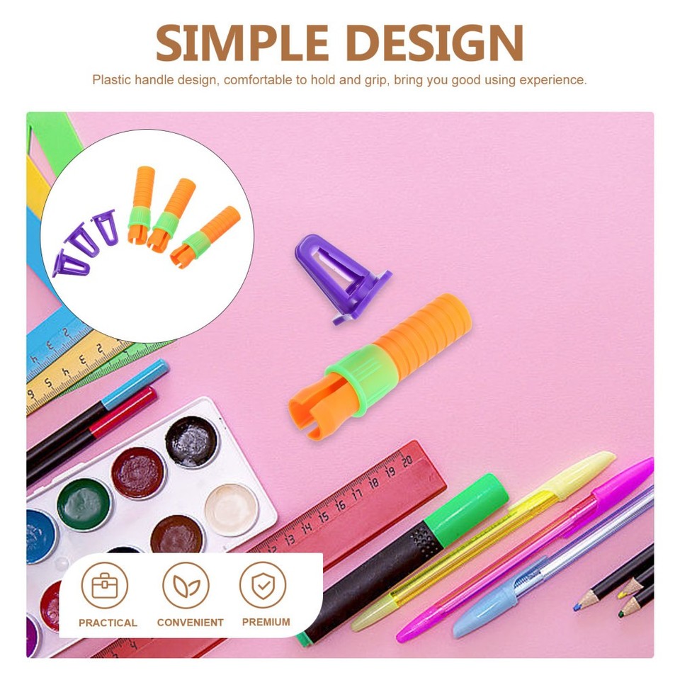 20 Pcs Pencil Extenders Crayon Extension Holder Cap Colored Chalk ...