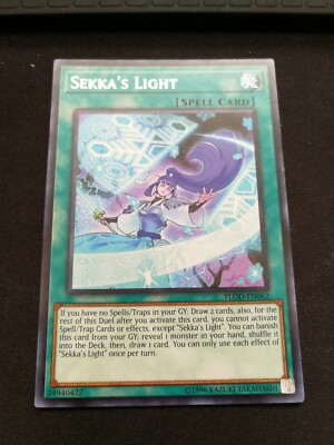Yu-Gi-Oh! Sekka's Light FLOD-EN062 Rare Unlimited Near Mint | eBay
