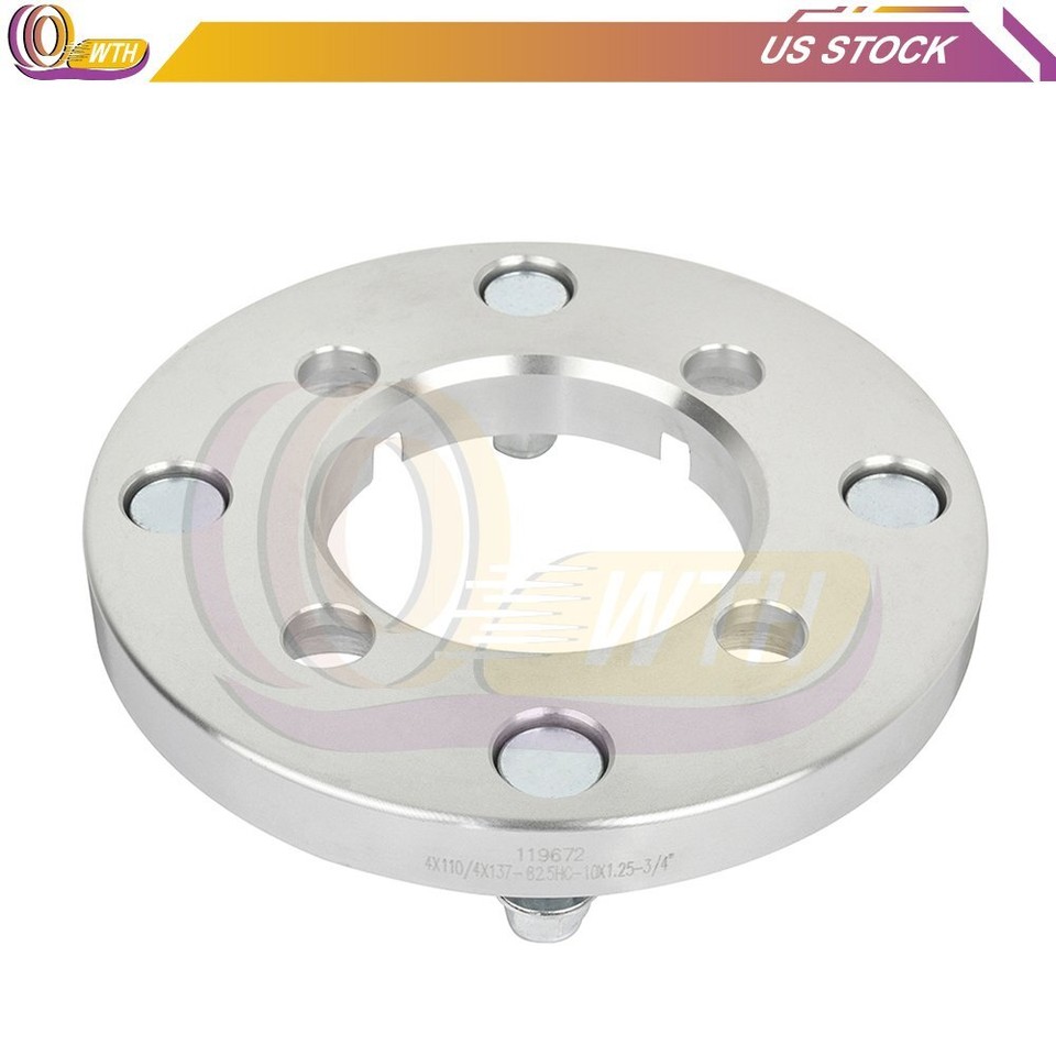 4pcs 3/4" 4x110 to 4x137 Wheel Adapters Fits Bombardier Traxter Honda ...