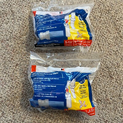 2 Packs Of Keeney 95QLK Plastic White Push Connection Marvel Connector ...