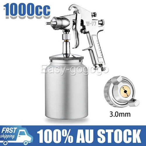 1L Suction Spray Gun Heavy Duty 3mm Air Nozzle Paint Spray Gun G1/4 ...
