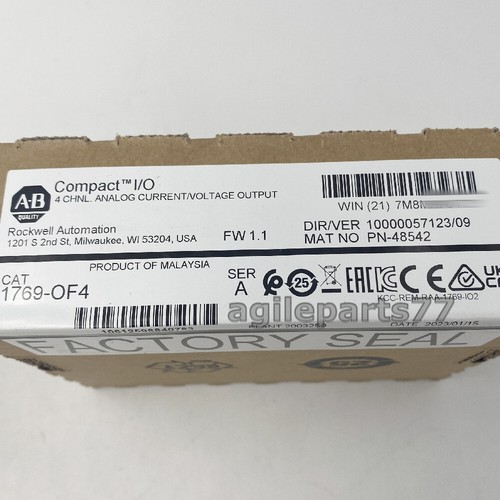 New Factory Sealed Allen-Bradley 1769-OF4 4Pt CompactLogix Analog ...