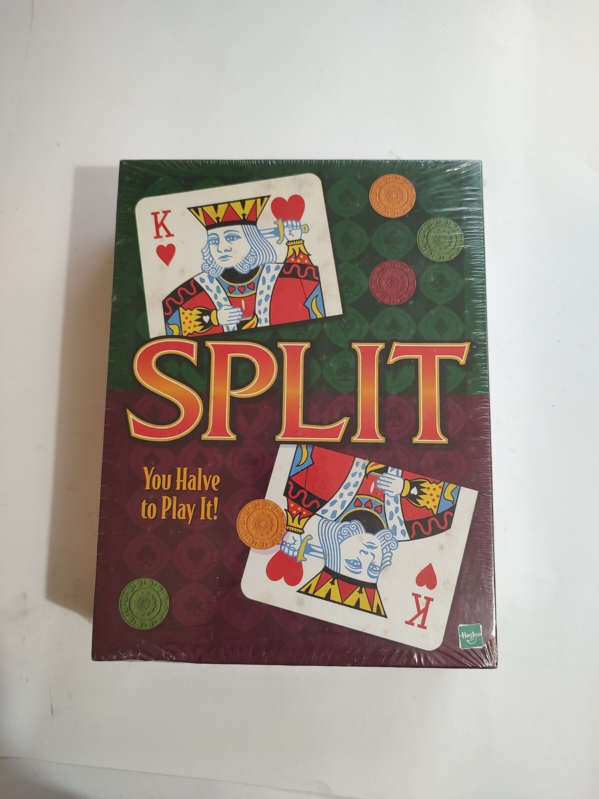 1999 Split Card Game W/ Board Chips Parker Brothers Complete Vintage ...