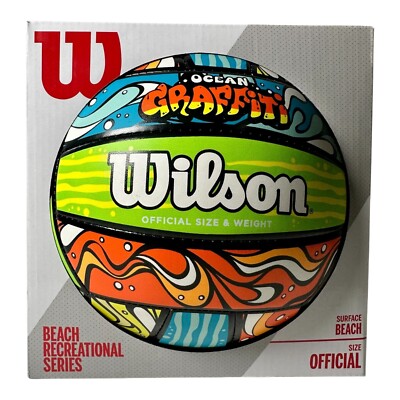 Wilson Graffiti Beach Volleyball Professional Level Official Size ...