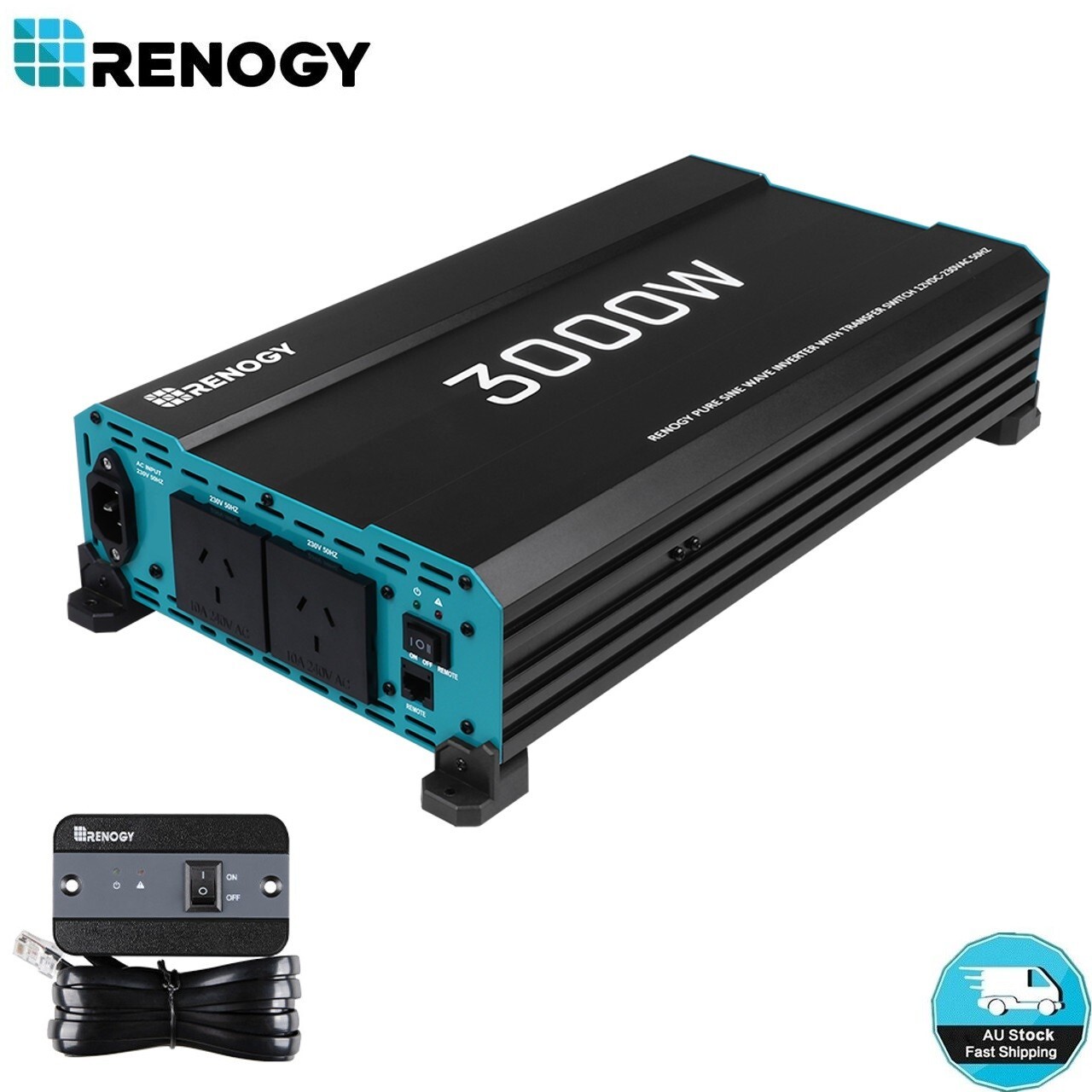 Renogy 3000W 6000W 12V to 240V Pure Sine Wave Inverter with UPS ...