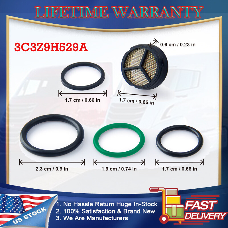3C3Z9H529A Powerstroke IPR Valve Screen Seal Kit For 03-10 Ford F250 6 ...