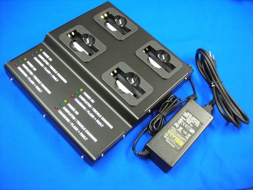 4 Bank Pro Strong Charger(UL/CE/RoHs)+Battery Cups F PAXAR/MONARCH 9460 ...