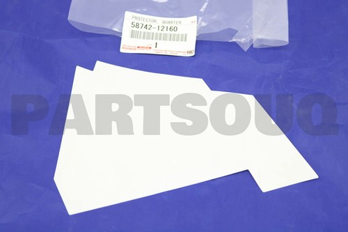 5874212160 Genuine Toyota PROTECTOR, QUARTER PANEL, FRONT LH 58742 ...