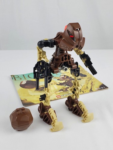 Lego Bionicle 8531 Toa Pohatu 2001 Complete w/Manual - Excellent ...