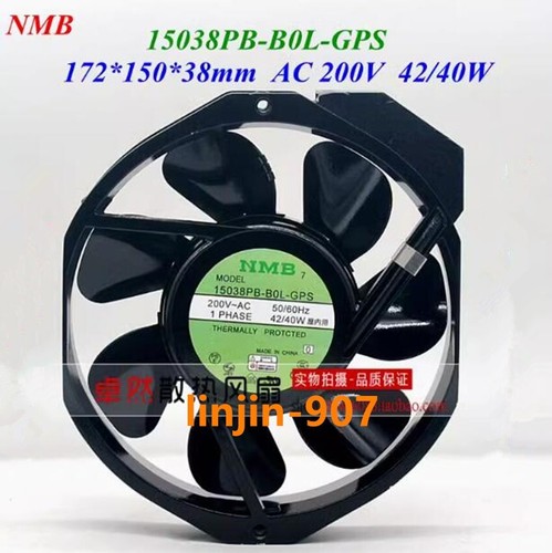 1PC New NMB 15038PB-B0L-GPS AC200V 42/40W High Temperature Equipment ...