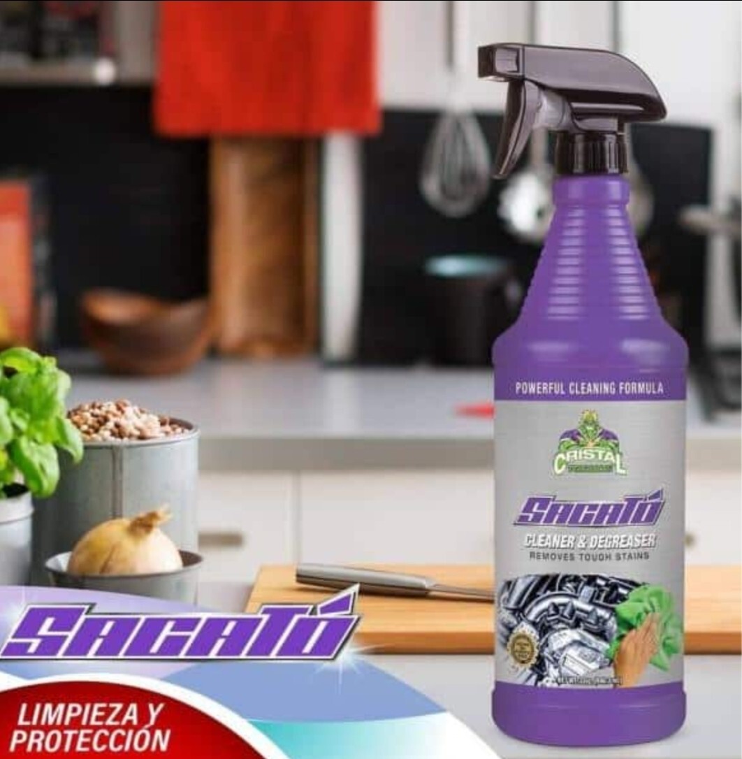 CRISTAL PRODUCTS SACATO MULTIPURPOSE CLEANER FORMULA & DEGREASER (1 PK ...