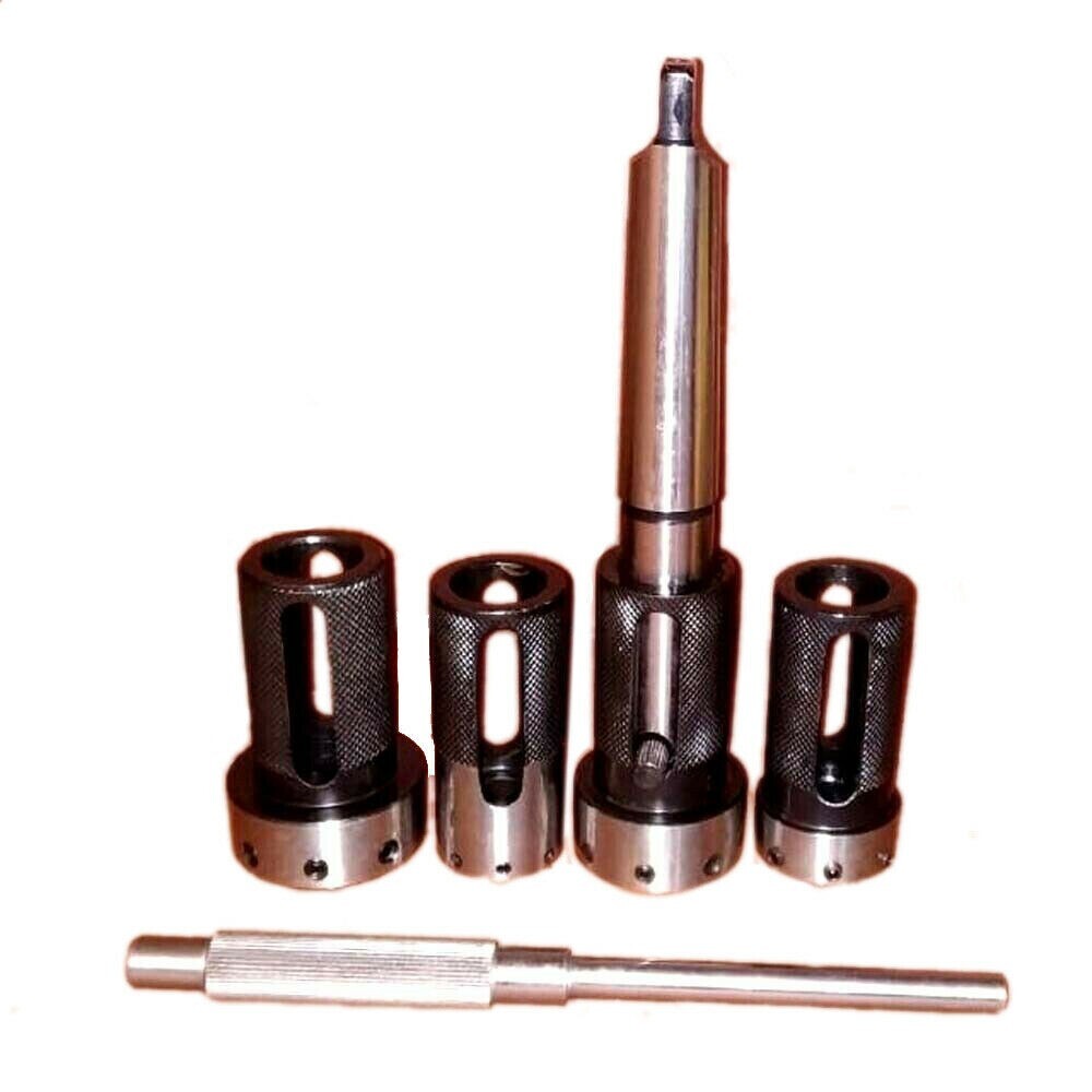 New Lathe Tailstock Floating Die Holder Set MT2 Shank Imperial Die ...