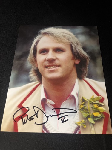 PETER DAVISON SIGNED AUTOGRAPHED 8x10 PHOTO #5 DR. DOCTOR WHO BBC COA ...
