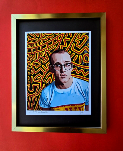 🔥ALEXANDER DULAC | KEITH HARING Hand Signed Authentic Print Edition of ...
