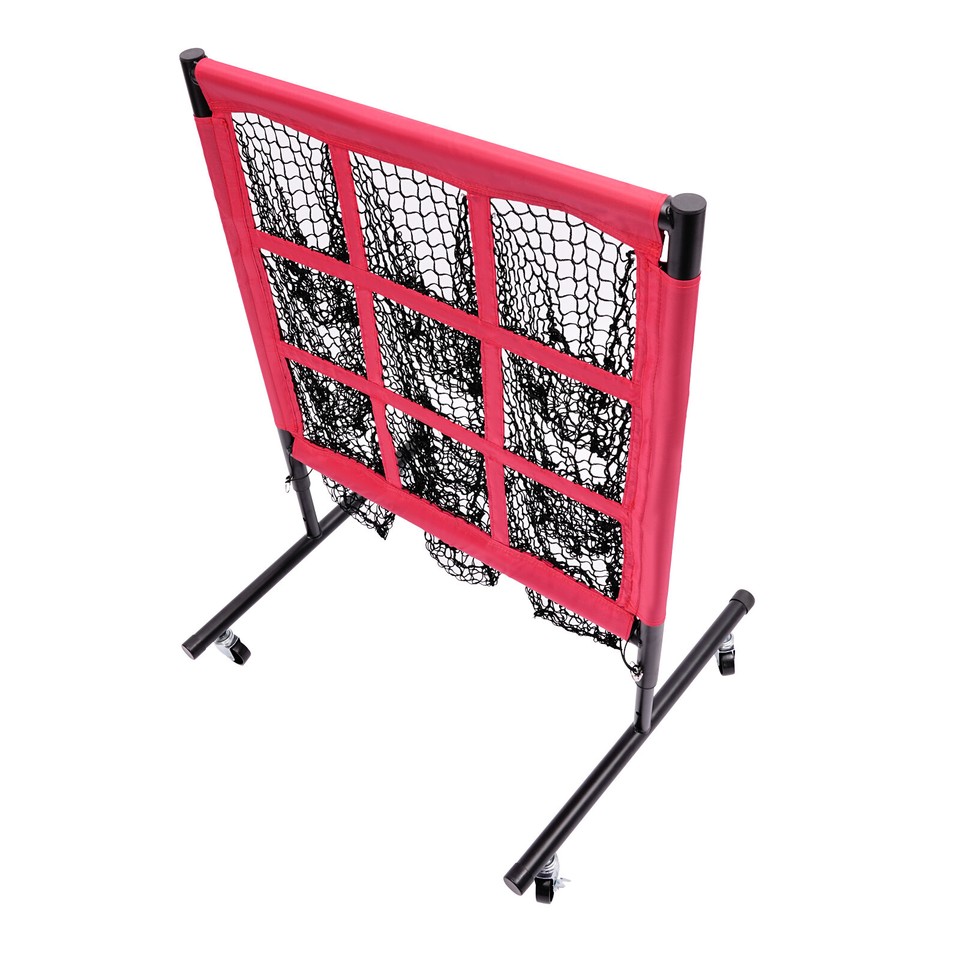 Baseball Pitching Net 9 Hole with Strike Zone, 9 Pockets Pitchers Throw ...