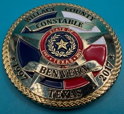 Willacy County Texas Constable Ben Vera 20 Years Police Officer ...