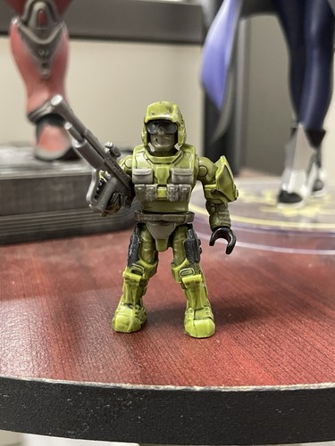 UNSC Marine Soldier Custom Paint Weathering Halo 2 Mega Construx Mini ...