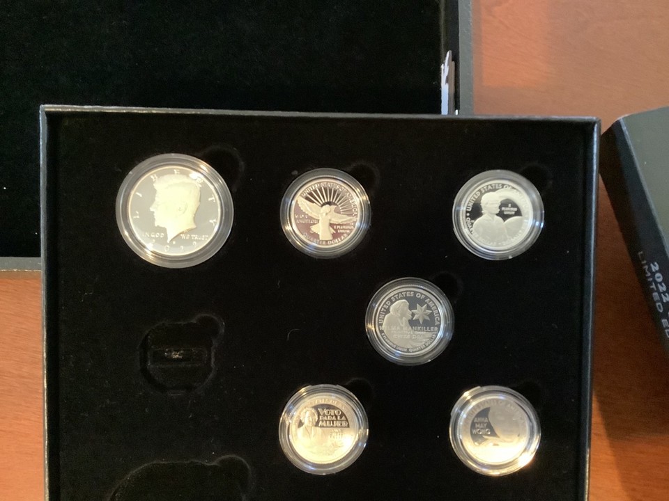 2022-S .999 Silver Kennedy & Quarters only - Limited Edition Proof Set ...