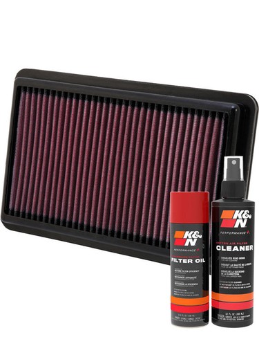 K&N Air Filter 33-2473 + Aerosol Recharge Kit | eBay Australia