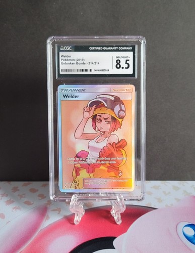 Welder - 214/214 - CGC 8.5 - Unbroken Bonds - Full Art - Pokemon ...