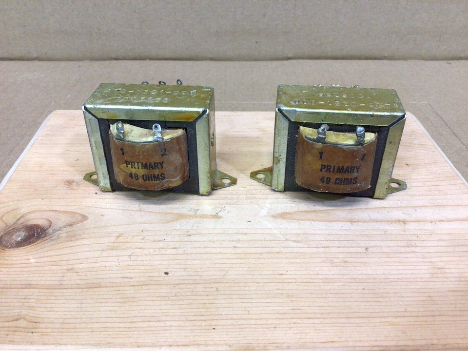 Two Speaker Matching Transformers 4, 8, Or 16 Ohm. Gates Part # 478 ...