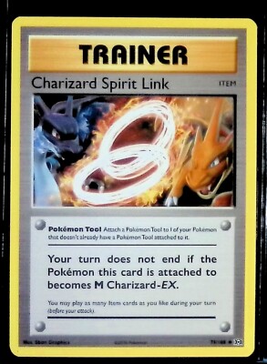 2016 Pokemon XY Evolutions Charizard Spirit Link 75/108 Trainer | eBay