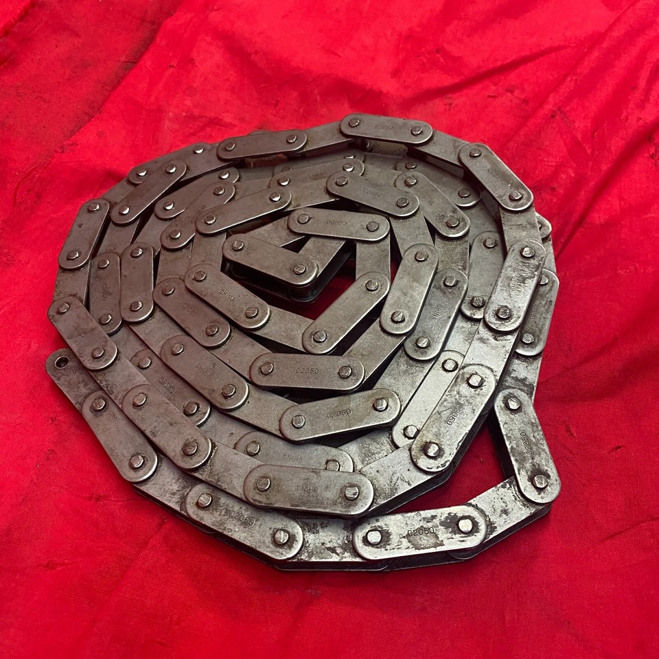 UNBRANDED CONVEYOR ROLLER CHAIN C2050 LENGTH: 129" PITCH: 1-1/4" | eBay