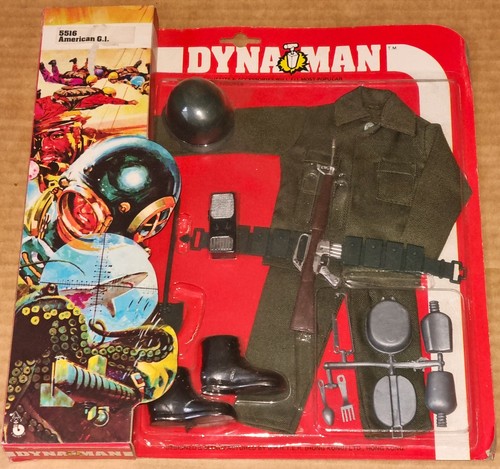 Dynaman Gi Joe Knock off k/o Barter Toys 12" US SOLDIER Action Man ...