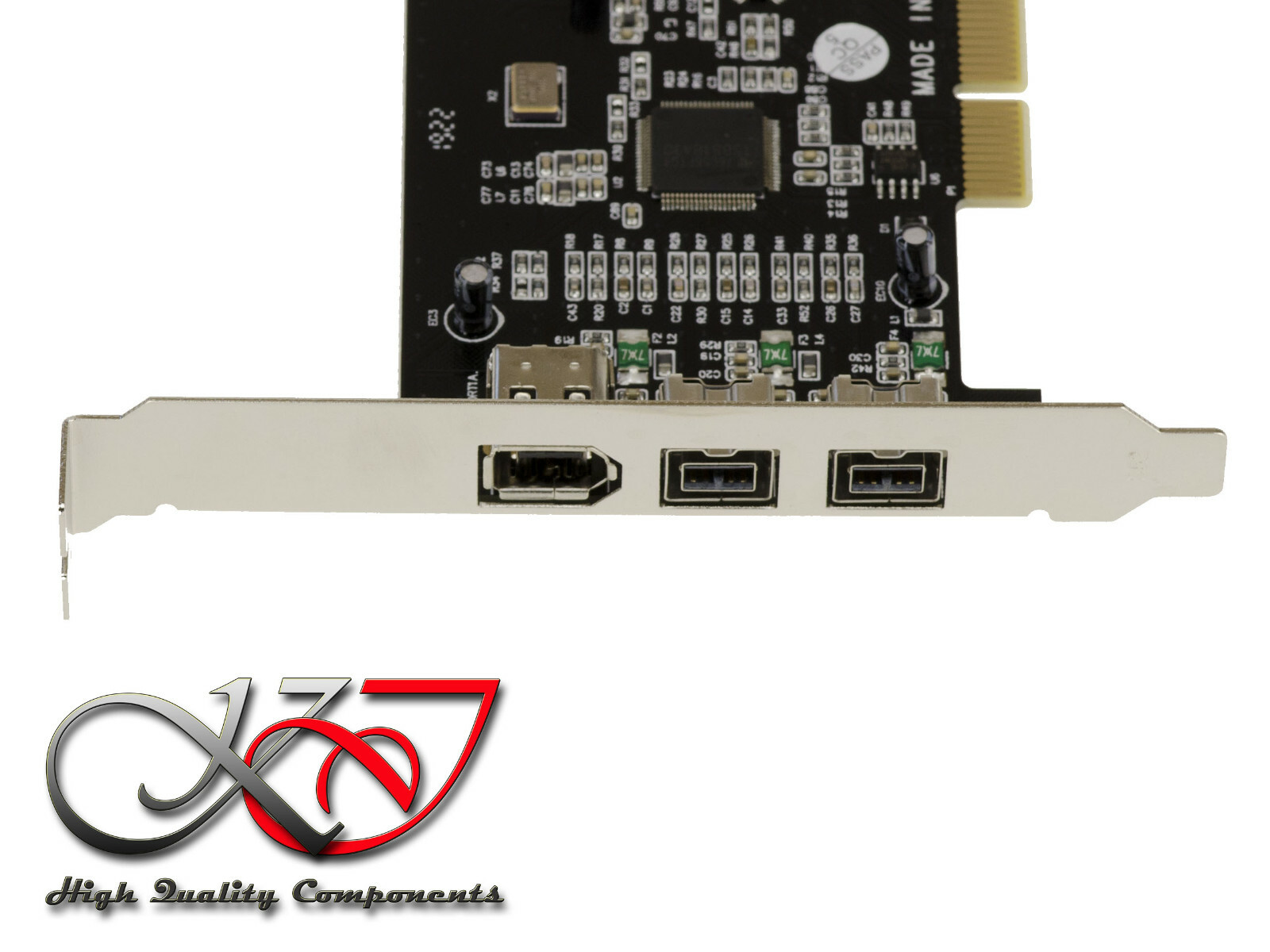 PCI Card FireWire 400 and 800 TI Ieee1394b Ieee1394a Texas Instruments ...