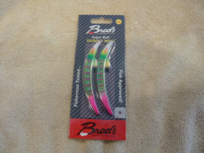 BRAD’S 2-Pack Super Bait UV """ SKINNY MINI """TWISTED SISTER""" LURE ...