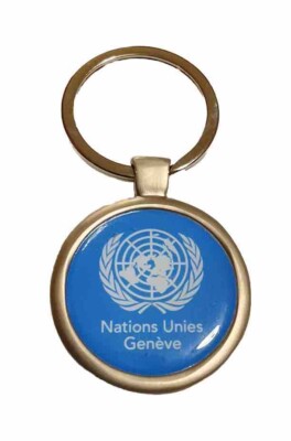 Nations Unies Geneve Keychain Key Ring Fob Nations United Geneva | eBay