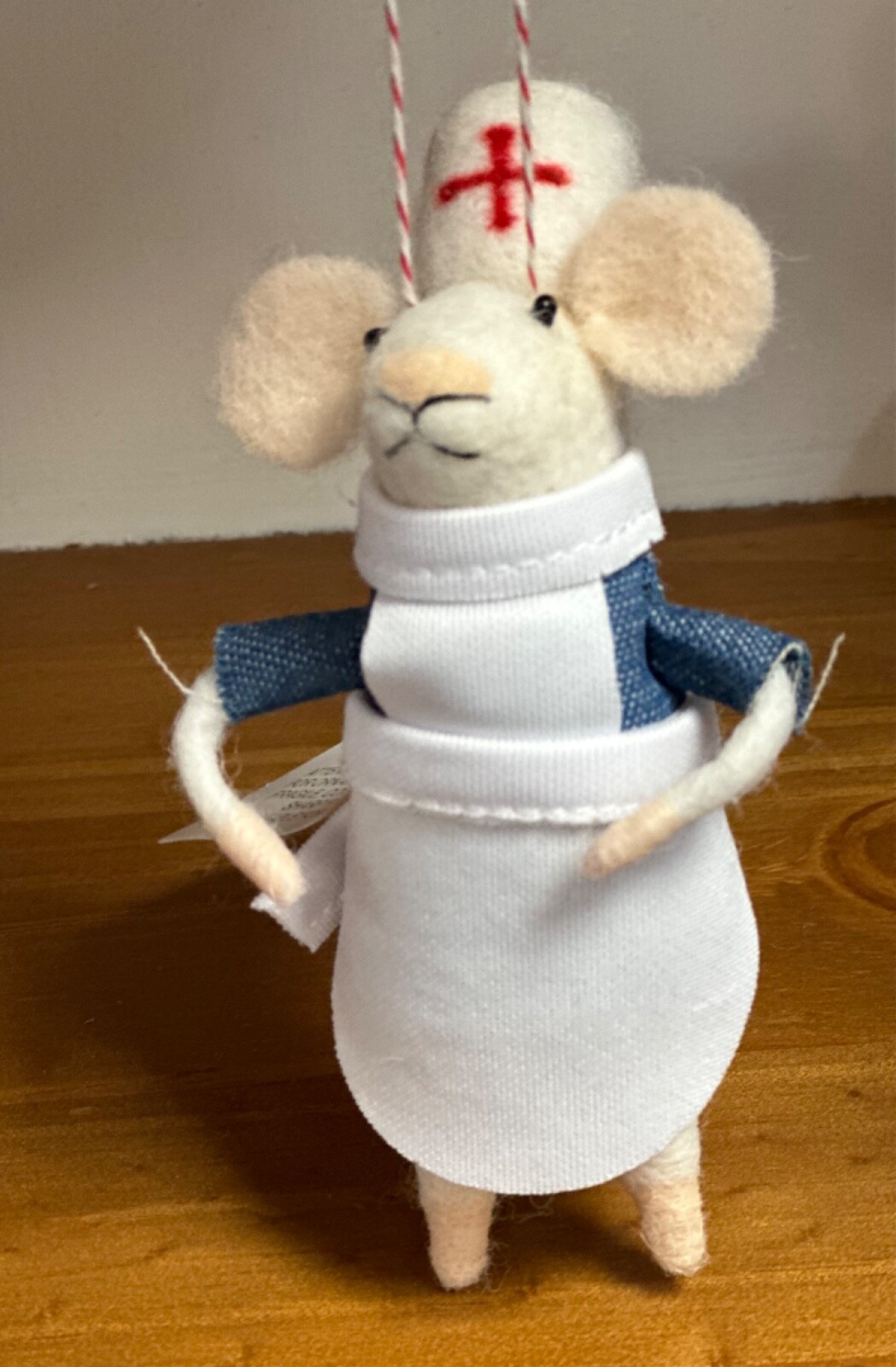 Nurse Doctor Mouse mice Hanging Felt Christmas Tree Decoration Ornament ...