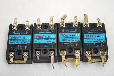 WYES SSR AC SOLID STATE RELAY WYG 1C 20Z4 LOT OF 4 FREE SHIP | eBay