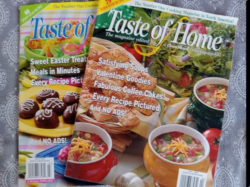 Lot Of 2 Taste Of Home Magazines 2003 Issues Pre-owned Recipes | eBay