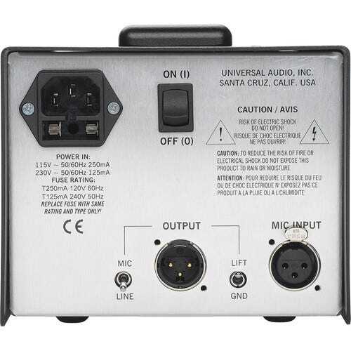 Universal Audio S610 Solo/610 Classic Tube Microphone Preamp & DI Box ...