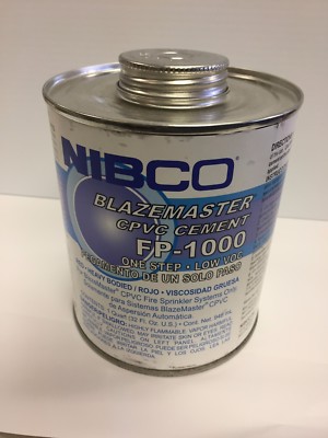 12 Nibco Blazemaster CPVC Cement FP-1000 | eBay