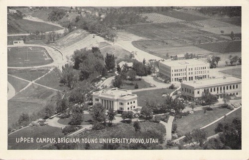 Upper Campus BYU Brigham Young University Provo Utah UT Vintage PC | eBay