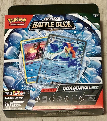 Pokémon Deluxe Battle Deck - Includes Quaquaval EX Level 2- New In Box ...