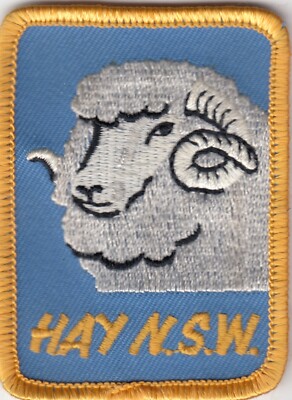 VINTAGE Souvenir Cloth Patch Badge AUSTRALIA Hay NSW | eBay