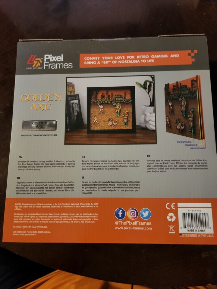 Sega Golden Axe Pixel Frames [9X9] | eBay