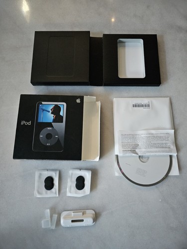 Vintage Apple iPod 30GB Black BOX ONLY U2 Bono Special Edition extras ...