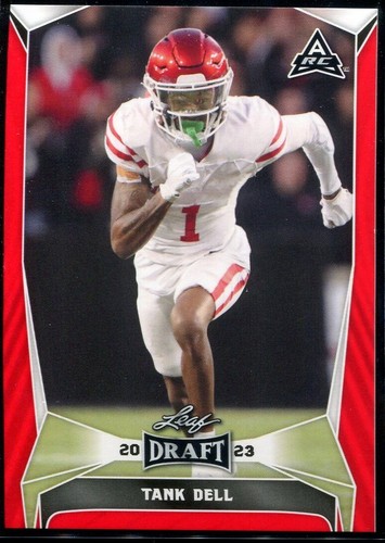2023 Leaf Draft Tank Dell #38 RC Red Houston Texans | eBay