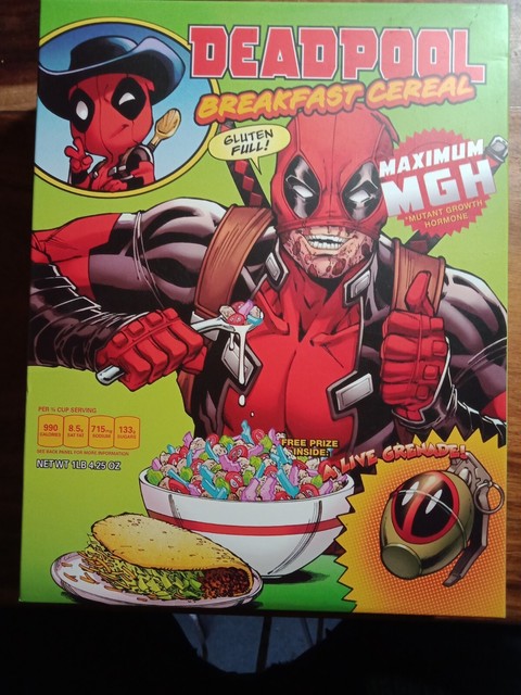 Deadpool Breakfast Cereal Jigsaw Puzzle 1000 pieces Marvel for sale ...