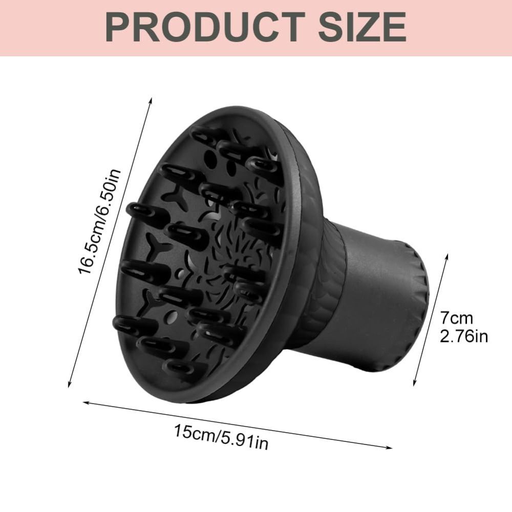 Curly Drying Blower Diffuser Cover Portable Diffuser Attachment Salon ...