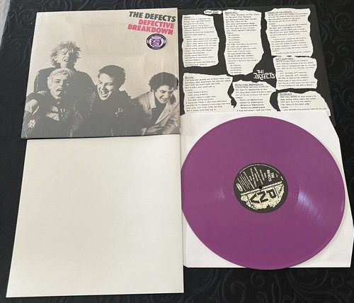 THE DEFECTS Defective Breakdown PURPLE VINYL LP NEW 50 PRESSED Street ...