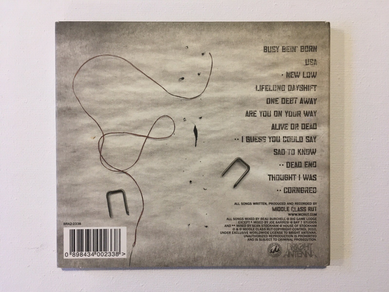 Middle Class Rut No Name No Color CD. Like, Crash Kings Black Map Zack ...