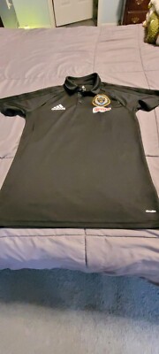 philadelphia union black mens adidas polo shirt black mens small | eBay