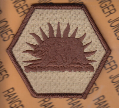 US Army California National Guard CA ARNG Desert DCU ~3.25" patch m/e ...