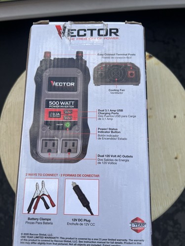 VECTOR PI500V 500 Watt Power Inverter New | eBay