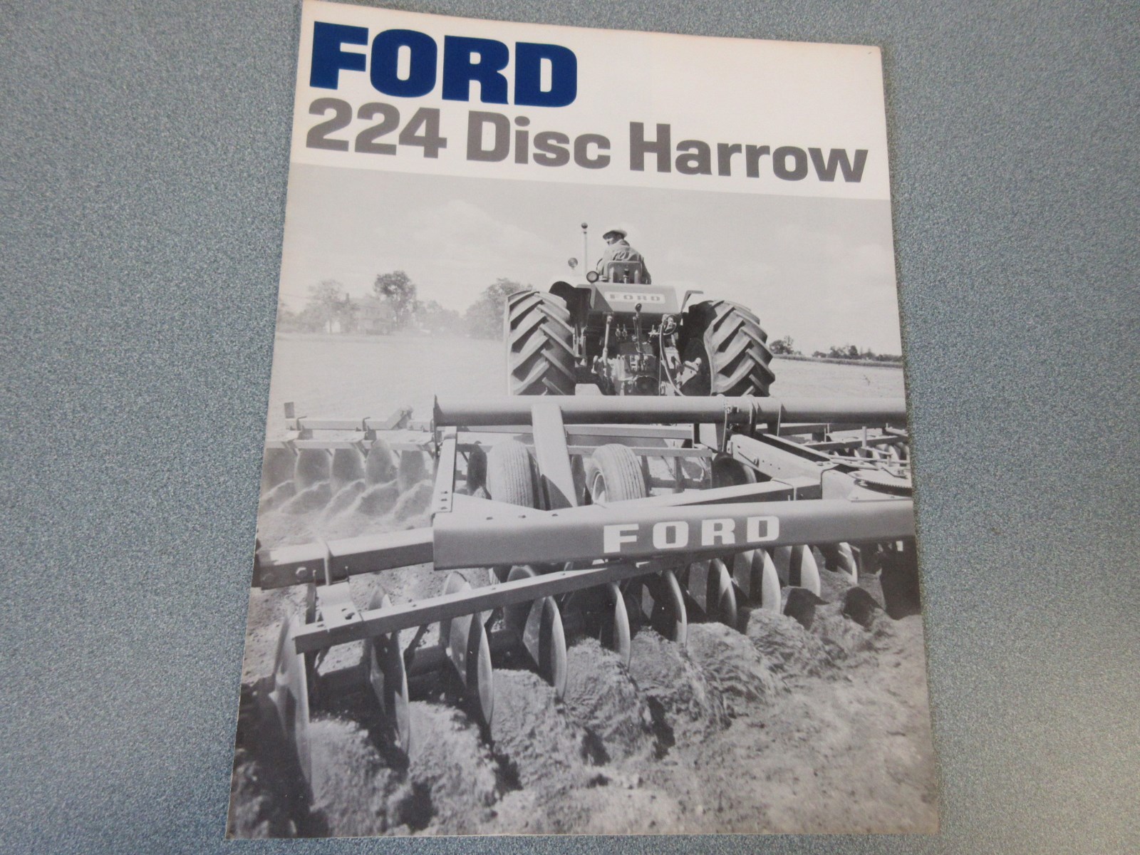 Ford 224 Disc Harrow Sales Brochure 1968 | eBay